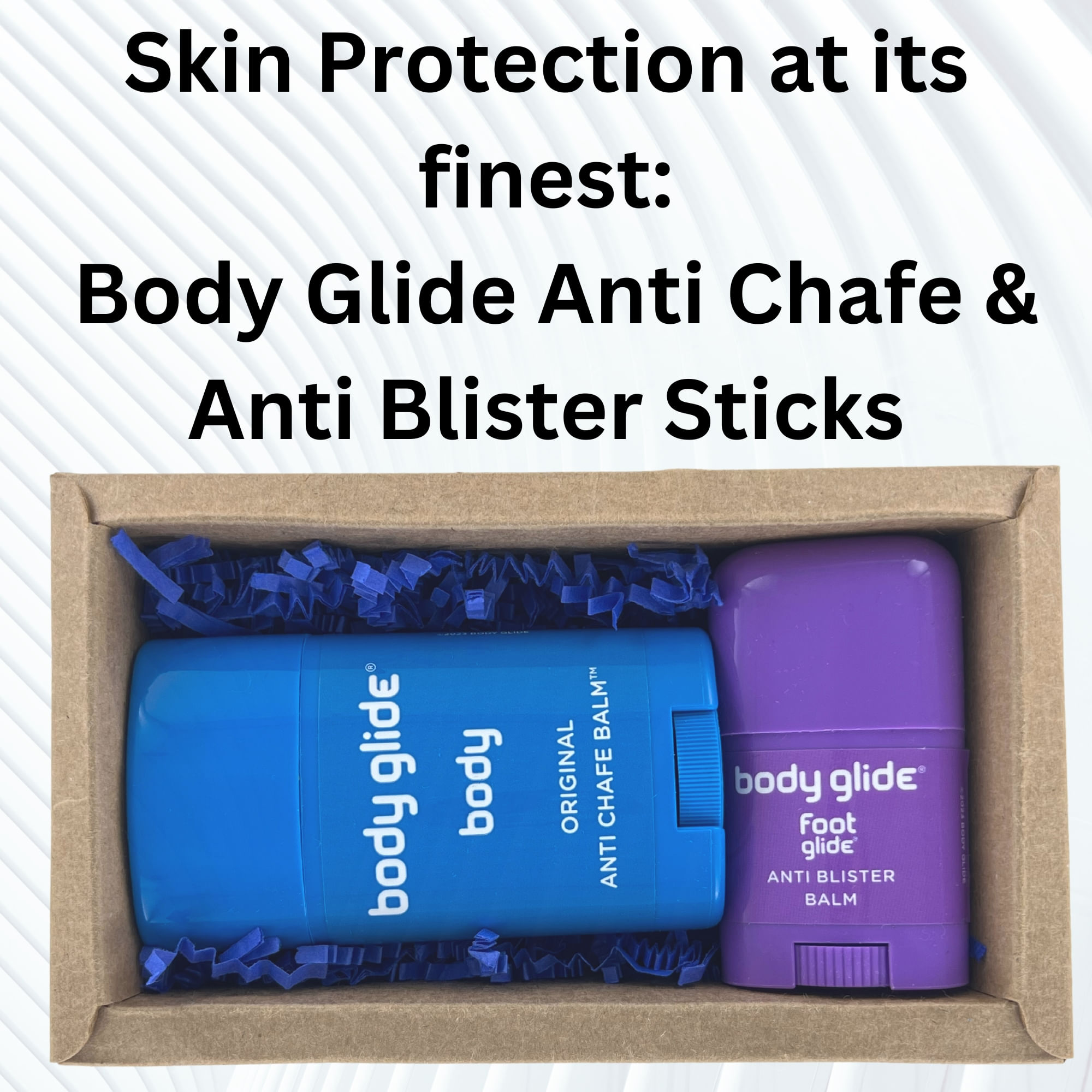Body Glide Body Anti Chafing Stick & Foot Glide Anti Blister Stick Gift ...