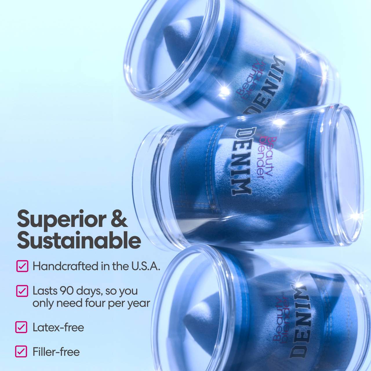 Beautyblender® Denim Makeup Sponge | Prevention Shop